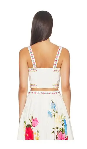 Yumi Kim Dora Floral Print Crop Top