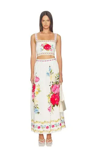Yumi Kim Dora Floral Print Crop Top