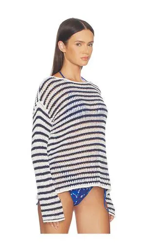 Rails Evangeline Crochet Knit Pullover