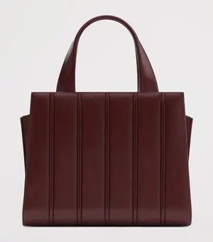Max Mara Medium Quilted Whitney Top-handle Bag - Red