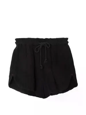 Xirena Crinkled Drawstring Shorts - Black