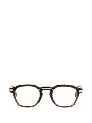 MOVITRA Ac 04 Geometric-frame Glasses - Brown