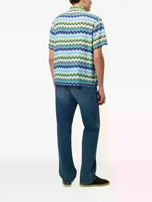 Missoni Zigzag-print Short-sleeve Shirt