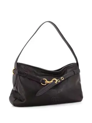 Miu Miu Aventure Leather Medium Shoulder Bag