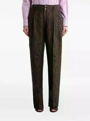 Etro Box Pleat Pants For Women