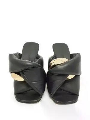 JW Anderson Chain Twist Heeled Sandals - Black