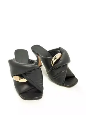 JW Anderson Chain Twist Heeled Sandals - Black