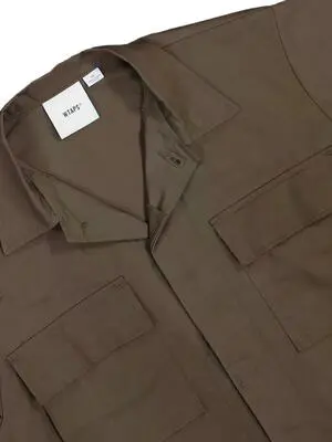 WTAPS Jmod Logo-print Military Jacket