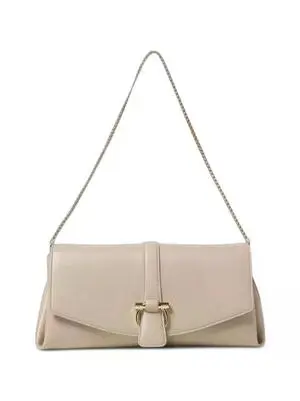 FERRAGAMO Ferragamo Mia Shoulder Bag Neutrals