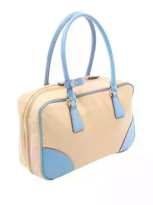 Prada Saffiano 1978 Tote Satchel - Neutrals