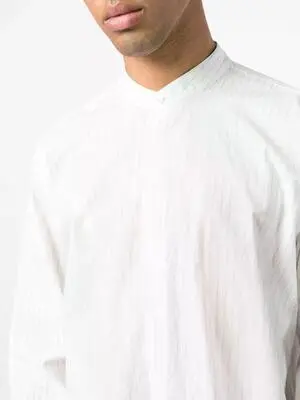 Orlebar Brown Collarless Button-front Shirt
