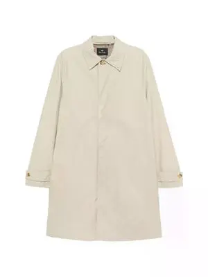 Paul Smith Single-breasted Buttoned Coat - Neutrals