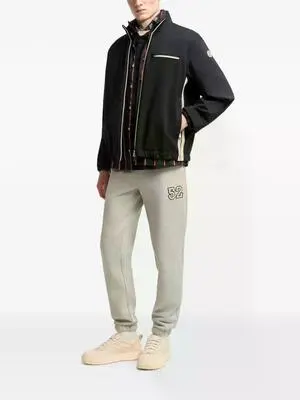 Moncler Fourioun Logo Patch Zip-up Jacket - Blue