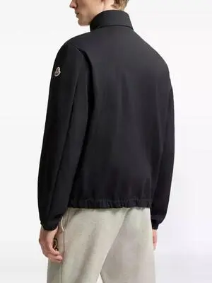 Moncler Fourioun Logo Patch Zip-up Jacket - Blue