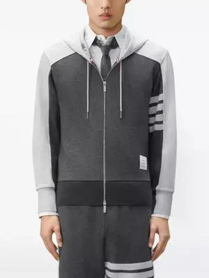 Thom Browne 4-bar Colour-block Hoodie