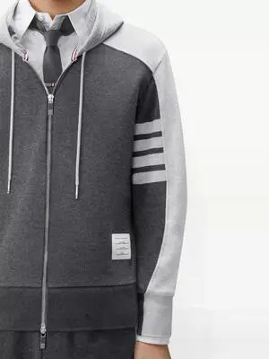Thom Browne 4-bar Colour-block Hoodie