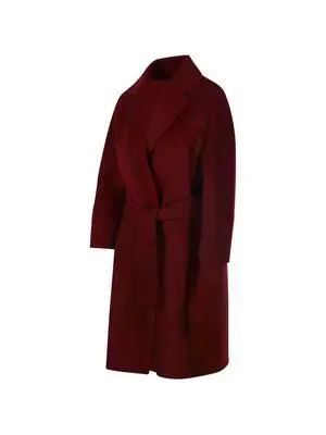 Max Mara Belted Notch-lapel Coat