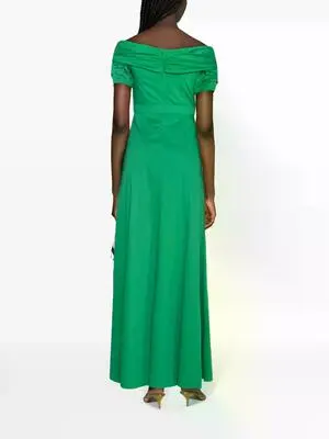 Diane Von Furstenberg Laurie Ruched Maxi Dress
