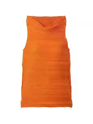 MELITTA BAUMEISTER Sleeveless Cowl Neck Top - Orange