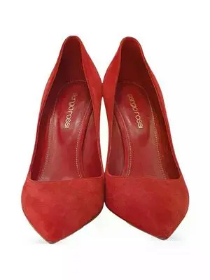 SERGIO ROSSI Pointed-toe Stiletto Suede Pumps