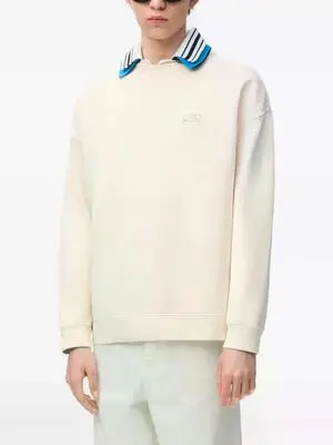 Loewe Anagram Embroidered Sweatshirt - Neutrals