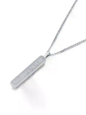 ASTON MARTIN WATCHES Aston Martin Logo Engraved Pendant Necklace