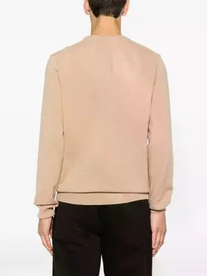 SERGIO MORETTI FIRENZE Crew Neck Ribbed Trim Sweater
