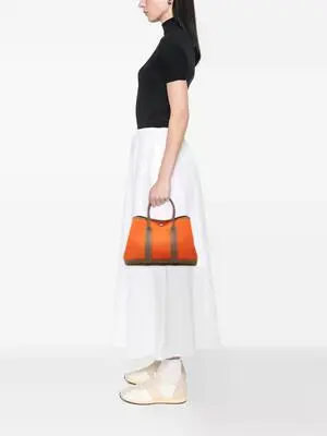 Hermès Hermès Toile And Negonda Garden Party 30 Tote Bag Brown