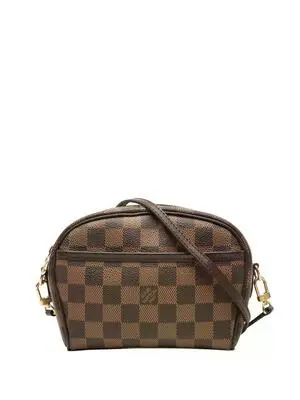 LOUIS VUITTON Damier Ebene Ipanema Pochette Crossbody Bag - Brown