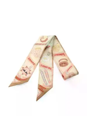 Hermès 2010s Funny Ice Cream Twilly Scarf