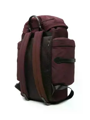 Emporio Armani Buckle-fastening Backpack - Red
