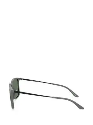 Armani Exchange Square-frame Matte-finish Sunglasses