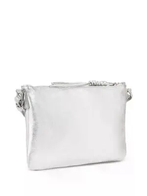 V°73 Top-zip Shoulder Bag - Silver