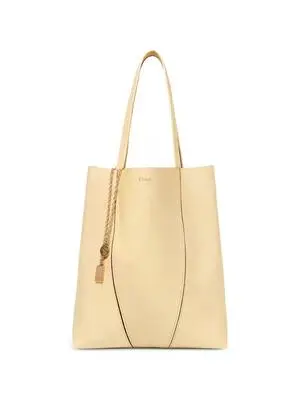 Chloé Spin Leather Tote Bag - Neutrals