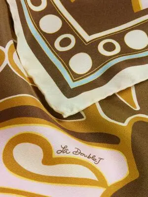 La DoubleJ Foulard 90 - Neutrals