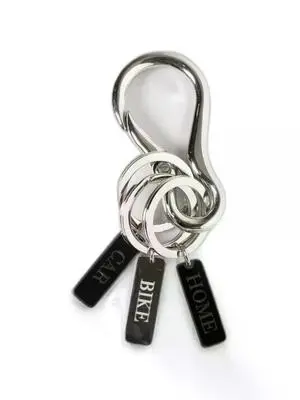 Church's Polished Tone Charm Detail Keyring - Silver