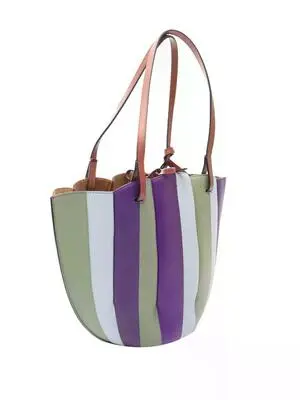 Loewe Small Leather Shell Tote Bag