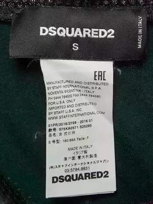 Dsquared2 Cropped Track Pants With Drawstring Waistband