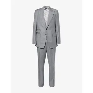 TOM FORD Shelton Single-breasted Wool Suit - Light Grey