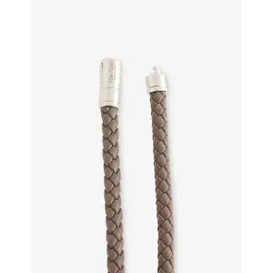 TOM FORD Woven Leather Bracelet