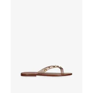Valentino Garavani Rockstud Leather Sandals - Blush
