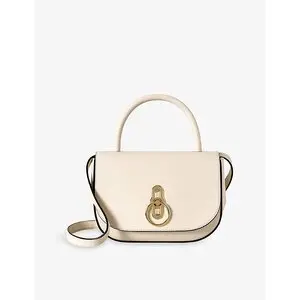 Mulberry Amberley Small Leather Top-handle Bag - Eggshell