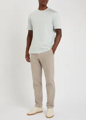 BOSS Textured-knit Cotton T-shirt