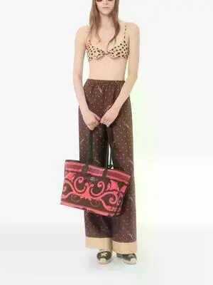 Valentino Garavani Lycra Swimsuit With Polka Dot Print - Neutrals