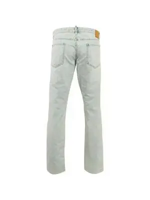 Dsquared2 Patch Detail Distressed Jeans