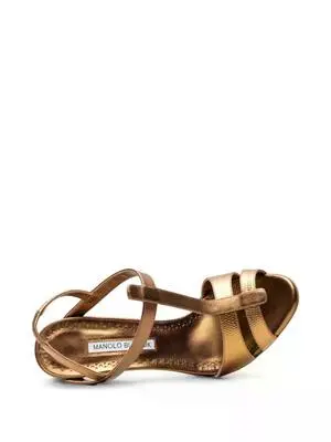 Manolo Blahnik Retaux T-bar Stiletto Sandals