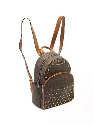 Michael Kors Abbey Studded Monogram Backpack