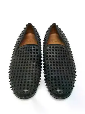 CHRISTIAN LOUBOUTIN Dandelion Spikes Leather Loafers