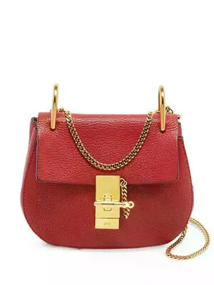 Chloé Small Drew Shoulder Bag - Red