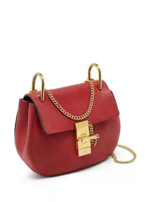 Chloé Small Drew Shoulder Bag - Red